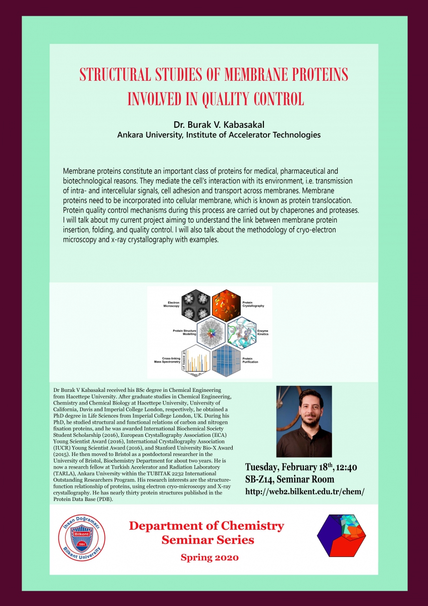 Spring ’20 Department Seminars with Dr. Burak V. Kabasakal – Department ...