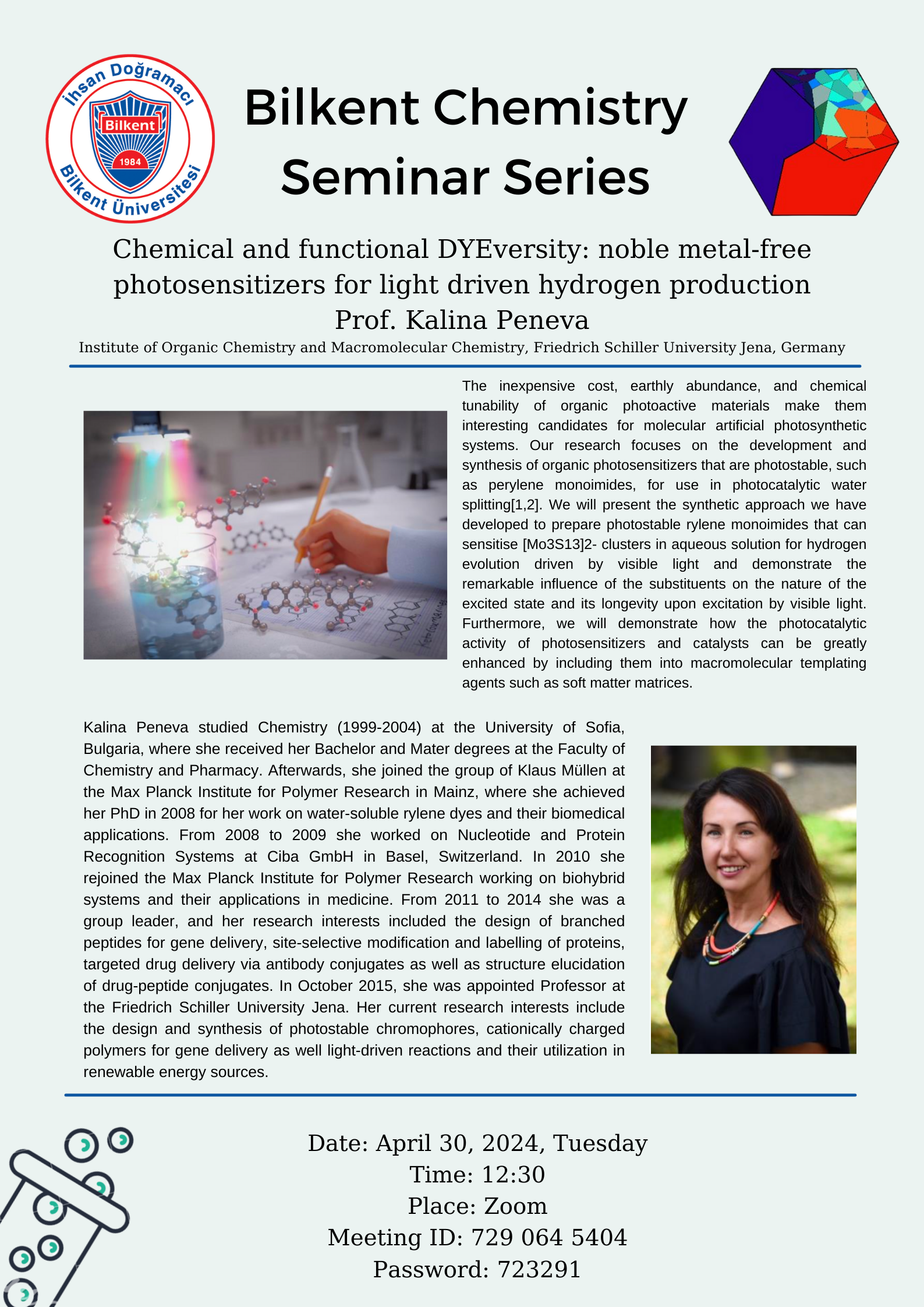 Spring ’24 Department Seminars with Prof. Kalina Peneva – Department of ...