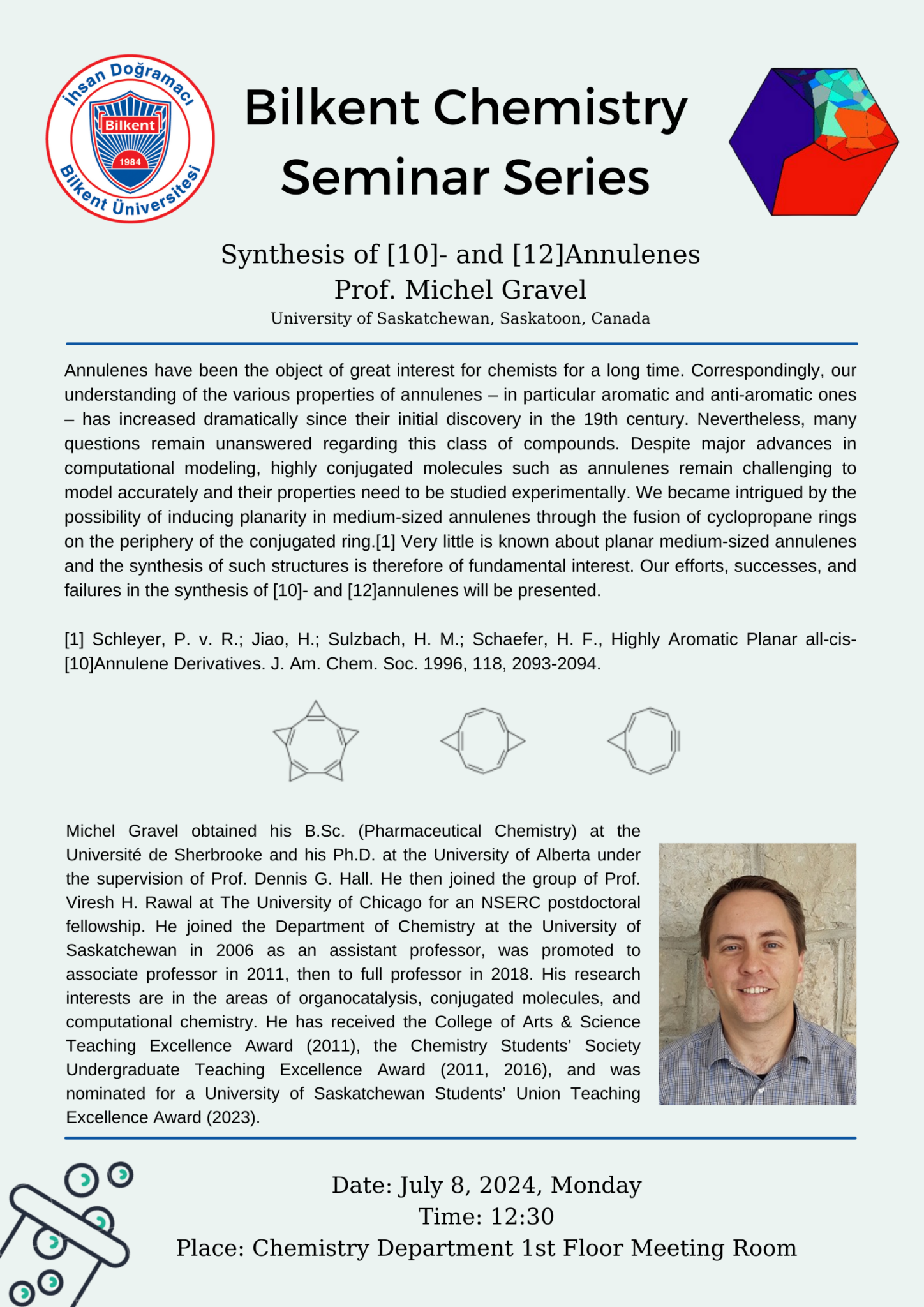 Summer ’24 Department Seminars with Prof. Michel Gravel – Department of ...