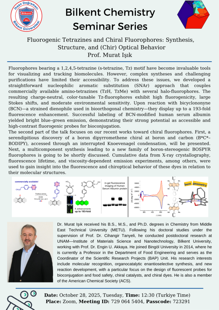 Fall ’25 Department Seminars with Prof. Murat Işık – Department of ...